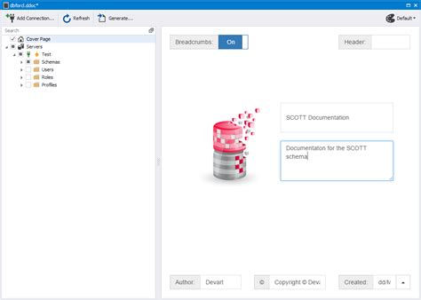 Generating Database Document