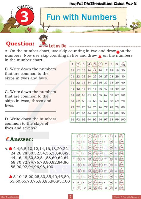 Ncert Solutions For Class 2 Joyful Maths Chapter 3 Fun With Numbers