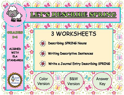 Grade 3 Springtime Science Task Cards Classful