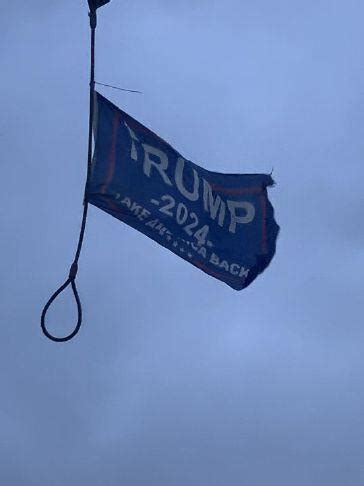 Cable Mistaken For Noose Sandusky Register Sling Holding Trump