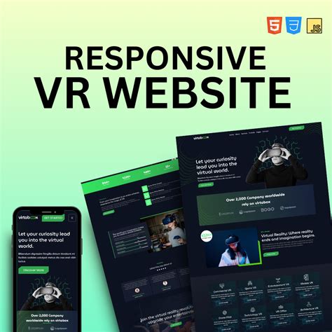 Interactive Vr Website Design Project Html Css And Javascript 💻 💥
