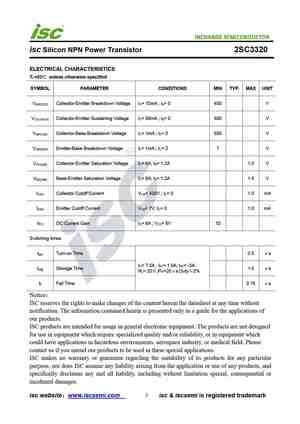 2SC3320 Datasheet and Replacement, Transistor Equivalent Finder, Cross ...