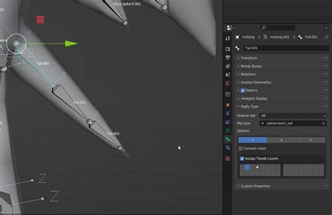 Rigging RIGIFY ERROR Bone Back Top Quill R Input To Rig Type Must Be A Chain Of Or