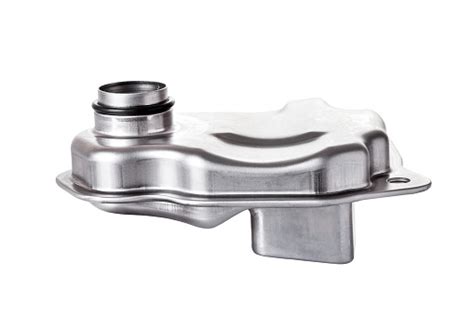 자동 변속기 Cvt의 변속기 오일의 거친 필터의 측면도 교체 예비 부품은 흰색 배경에 고립 0명에 대한 스톡 사진 및 기타 이미지 Istock