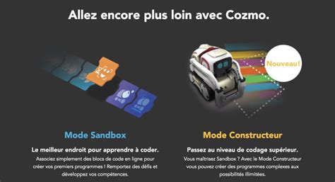 anki améliore la programmation du robot cozmo avec son code lab