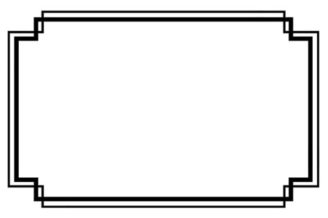 흰색 배경에서 인증서 플래카드 또는 달 요소 디자인에 대한 간단한 벡터 검은 색 프레임 이중 윤곽선 0명에 대한 스톡 벡터 아트 및 기타 이미지 Istock