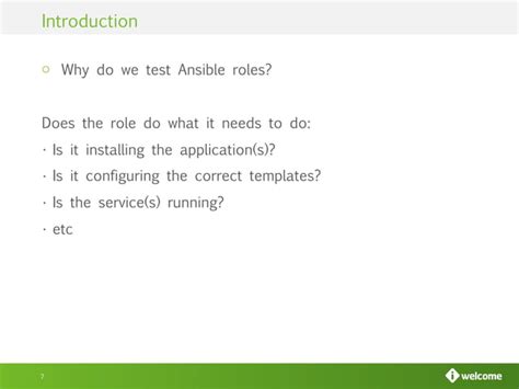 testing ansible roles with molecule ppt