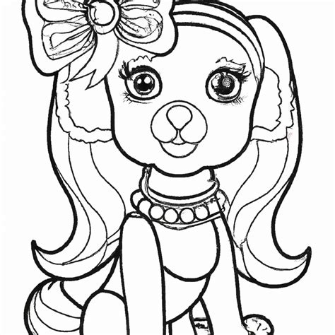 Cachorro Da Barbie Desenhos Para Imprimir E Colorir Que V O Encantar Voc