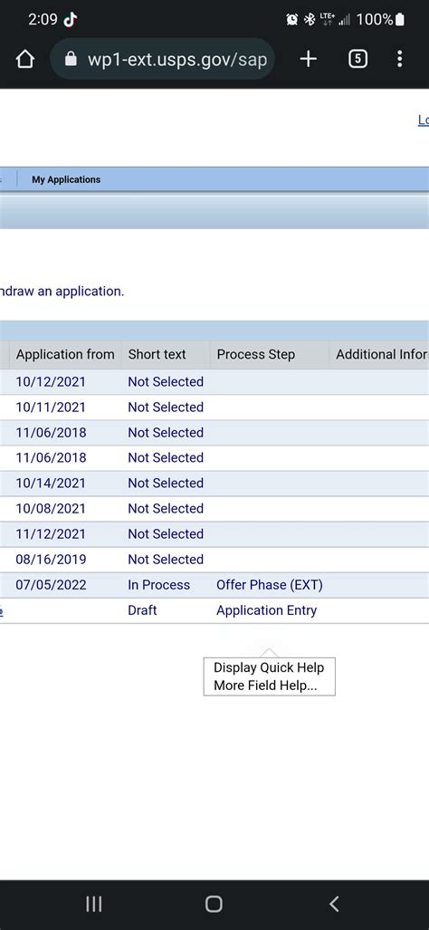 Pse Position Application Says Draft In Process What Does This Mean