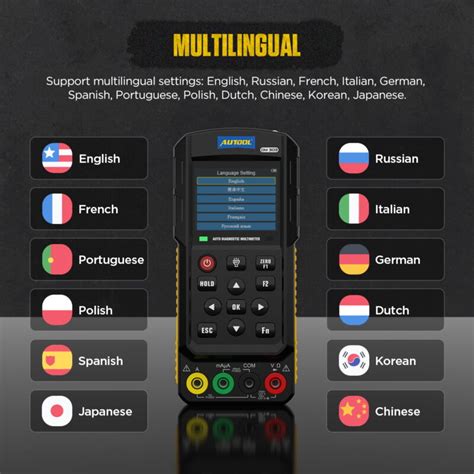 Autool Dm303 Auto Diagnostic Multimeter Car Circuit Tester With Kcan