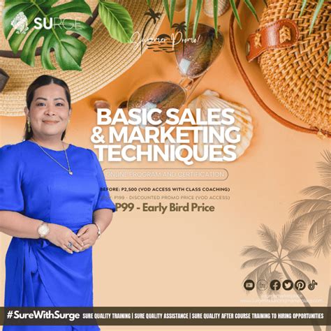 Basic Sales Marketing Techniques Course Surge Freelancing Marketplace