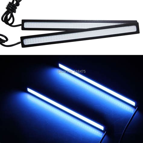 100 방수 17cm 울트라 얇은 9w Cob 칩 새로운 업데이트 Led 주간 러닝 라이트 Led Diy Drl 안개 자동차