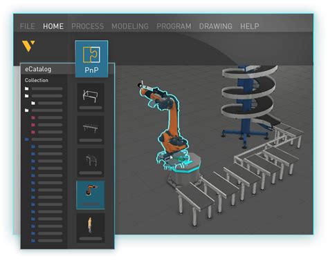 Robot Offline Programming Visual Components