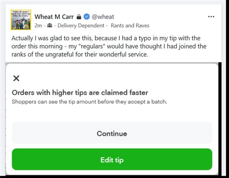 instacart update check out