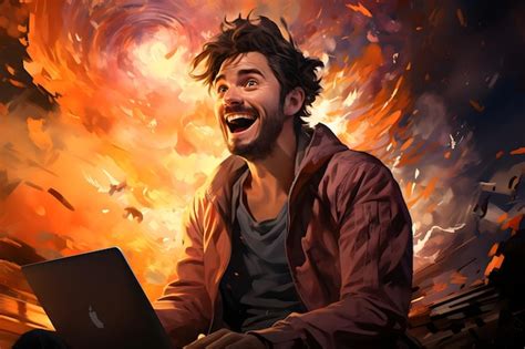 App Developer Illustration Design Ai Generated Image