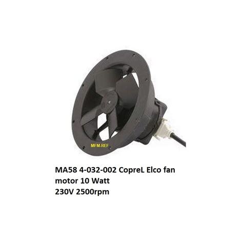 Coprel Ma58 4 032 002 Elco Fan Motor 10 Watt 230v 2500t