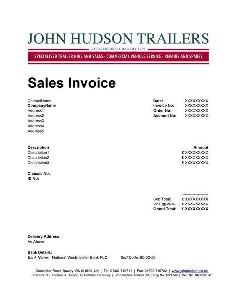 40 Invoice Templates Blank Commercial PDF Word Excel
