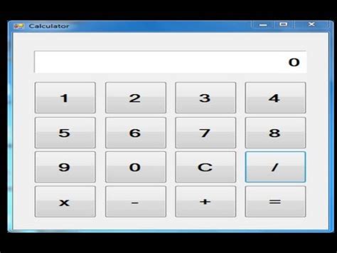 Visual C Calculator Tutorial YouTube Video Tutorial Tips And Tricks