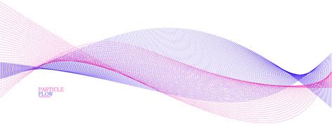 흐르는 입자의 물결 쉽고 부드러운 부드러운 곡선 선이 움직임 통풍이 많이되고 편안한 그림에 점점 고요한 벡터 추상적 배경 3차원 형태에 대한 스톡 벡터 아트 및 기타 이미지