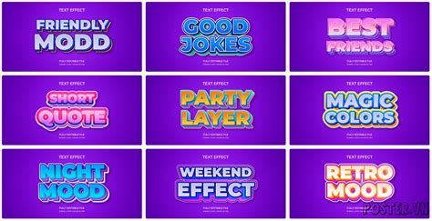 Text Effect Library Postervn