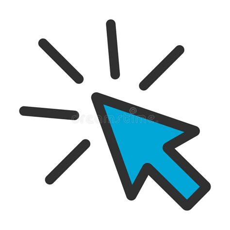 Click Icon Arrow Mouse Web Button Cursor Digital Design Vector