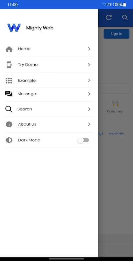 mighty web webview web to app convertor flutter admin panel by