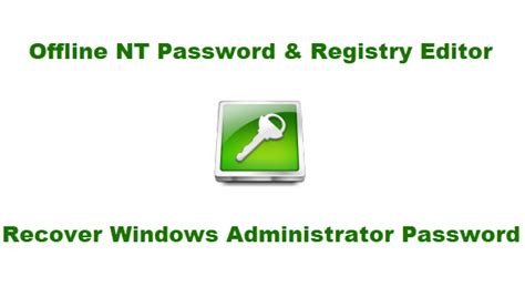 Forgot Windows Administrator Password Offline Nt Password