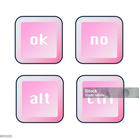 Vector Ctrl Alt Del Shortcut Keys Keyboard Keys Computer Button Vector