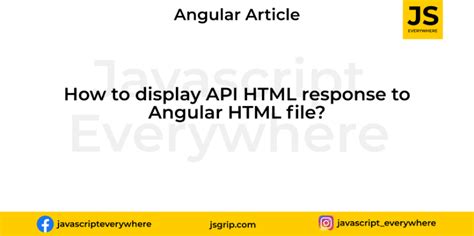 How To Bind Html In Angular Jsgrip