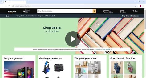 🚀 Amazon Front Page Clone Using Html And Css 🛍️ Gauri Walve