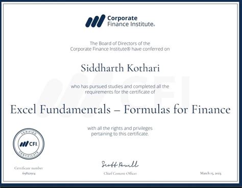 Siddharth Kothari On Linkedin Cfi Msexcel Learningeveryday