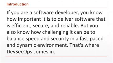 How DevSecOps Can Help You Deliver Software Faster And Safer Pptx