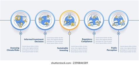 2d Climate Metrics Vector Infographics Template Stock Vector Royalty