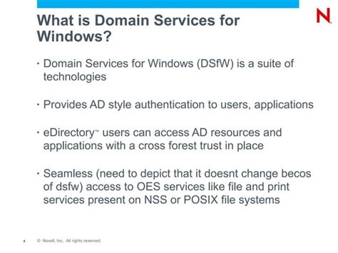 Domain Services For Windows Best Practices For Windows Interoperability Pdf