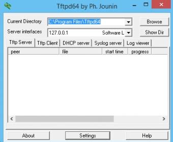 Tftpd64 Download Transfer Files Through A TFTP SNTP SYSLOG DHCP Or DNS Server