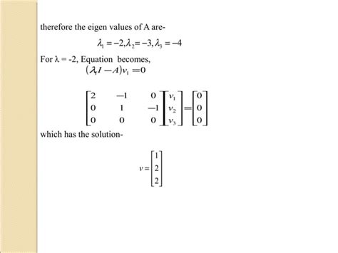 Eigenvalues And Eigenvectors Ppt Physics Science
