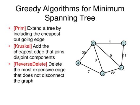 Richard Anderson Lecture 10 Minimum Spanning Trees Ppt Download