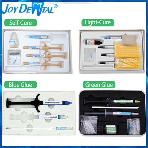 치과용 교정 접착제 키트 본딩 브래킷 라이트 큐어 접착제 페이스트 교정 프라이머 블루 접착제 No Mix 직접 본딩 시스템 Aliexpress