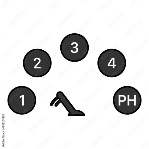 Elevator Floor Indicator Icon Elevator Symbol Modern Simple Vector