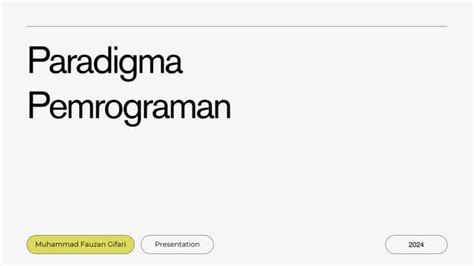 Paradigma Pemrograman Object Oriented Programming Pdf