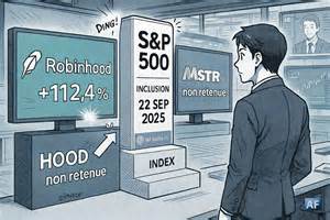 Robinhood Entre Dans Le Sandp 500 Microstrategy Rate La Marche