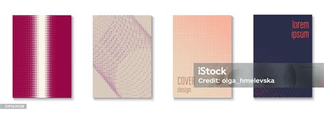 선 패턴 세트 Memphis 레이아웃의 색상 원 연례 페이지에 젊은 Hipster 디자인 하프톤 플라이어 미니멀리스트 책 표지 기하학적 그래픽 포스터 트렌디한 라인 패턴 0