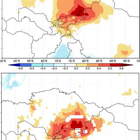 Spatial Correlation Of The Reconstructed Precipitation Series With The