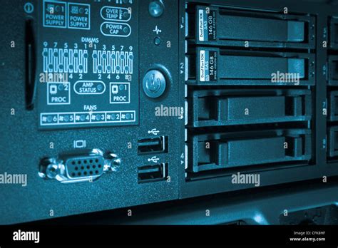 Detail Of Hard Drive Cluster In Data Center Stock Photo Alamy