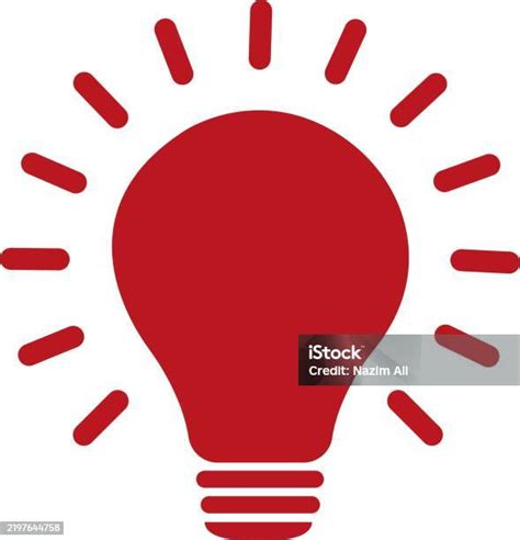 빨간색 전구 표시등 아이콘입니다 조명 전기 램프 전기 빛나다 전구 아이콘 배경에 고립되어 있습니다 전구 조명 아이콘 아이디어 기호 솔루션 전구 조명 기호 에너지 0명에 대한