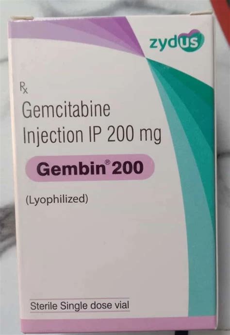 Gemcitabine Injection Ip 200 Mg At ₹ 300 Vial In New Delhi Id 2852060417488