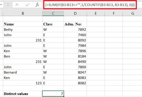 How To Count Unique Values In Excel Guide