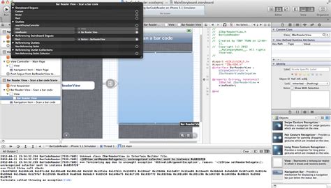 Iphone Unknown Class Zbarreaderview In Interface Builder File Stack Overflow