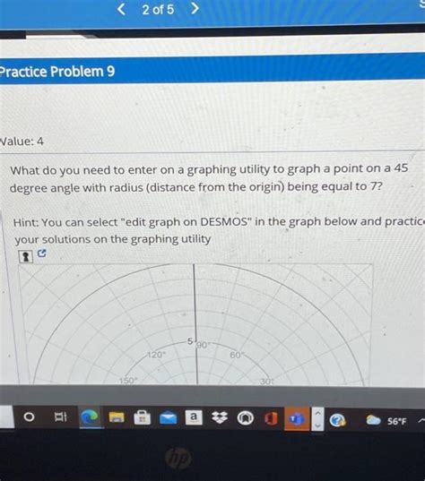 solved practice problem 25 value 4 find two values of
