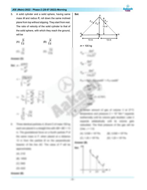 SOLUTION JEE MAIN IMPORTANT QUESTIONS Studypool